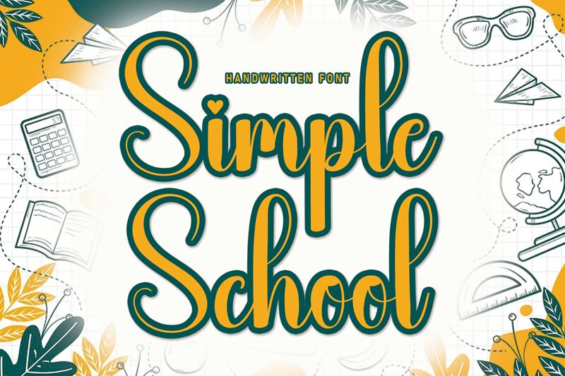 Simple School fuente | Fonts2u.com