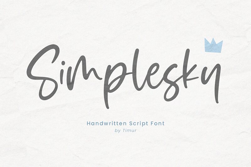 Simplesky font | Fonts2u.com