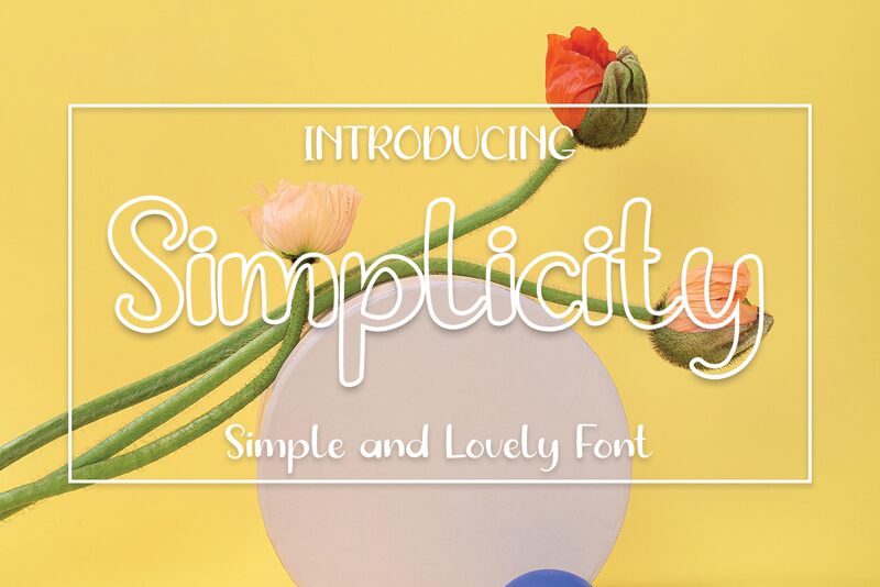 Simplicity font