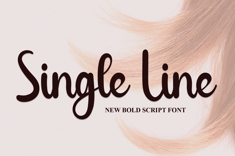 Single Line font | Fonts2u.com
