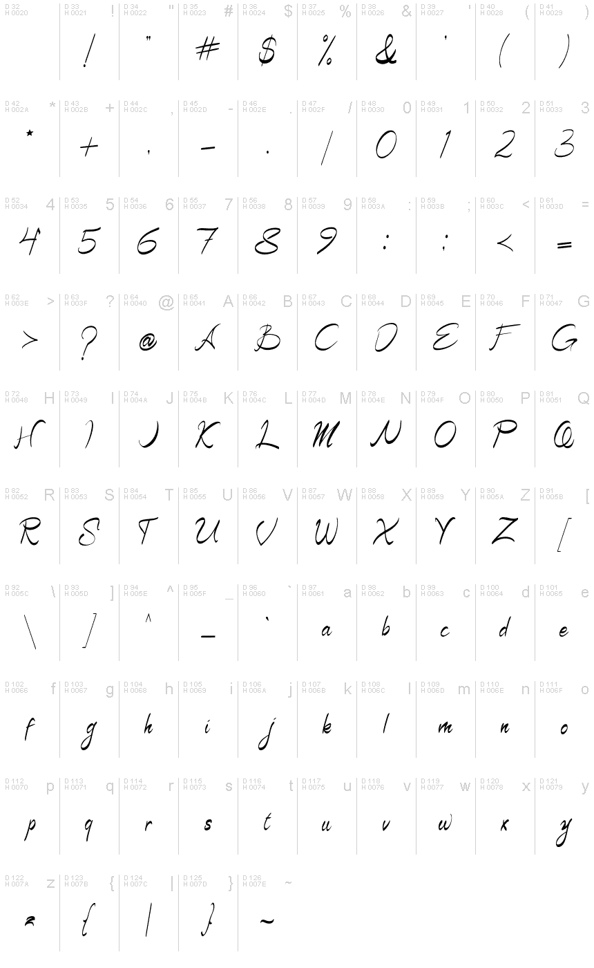 Signature font | Fonts2u.com