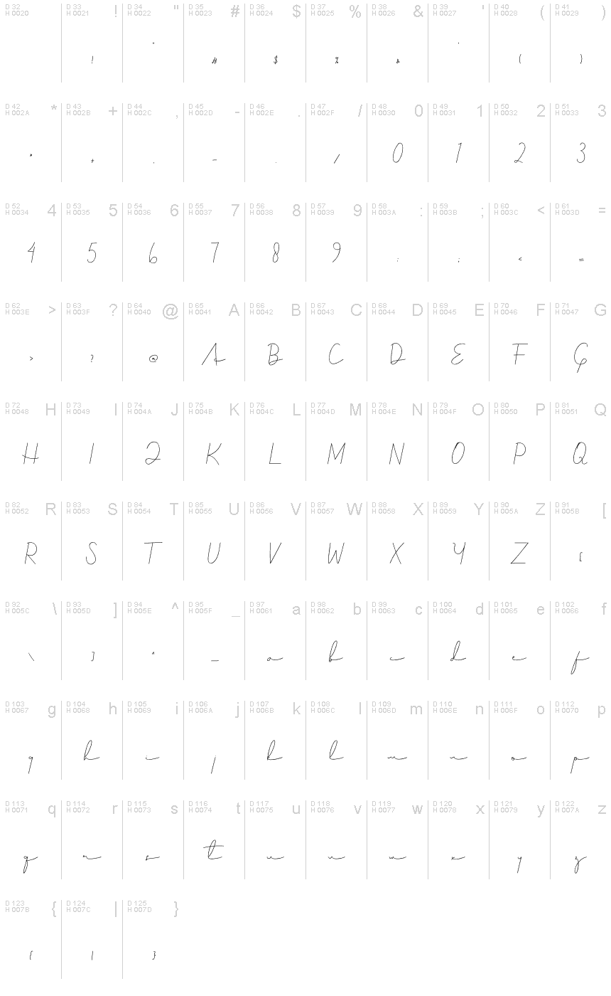 Simple Signature font | Fonts2u.com