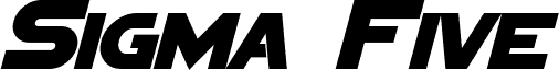 Sigma Five Sans font