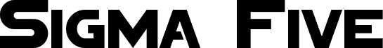 Sigma Five Sans Bold font | Fonts2u.com