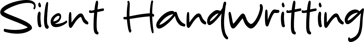 Silent Handwritting font | Fonts2u.com