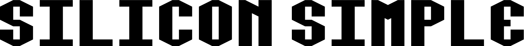 silicon simple Regular font | Fonts2u.com