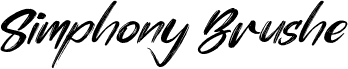 Simphony Brushe font | Fonts2u.com