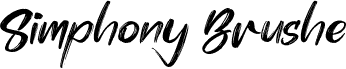 Simphony Brushe Italic font | Fonts2u.com