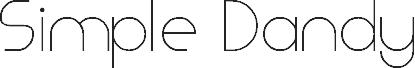 Simple Dandy Regular font | Fonts2u.com