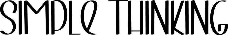 Simple Thinking font | Fonts2u.com