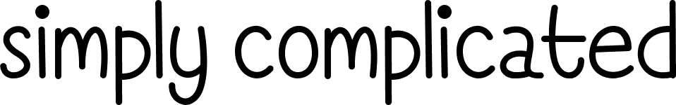 Simply Complicated font | Fonts2u.com