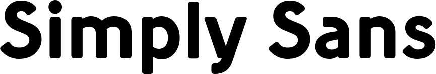 Simply Sans Bold font