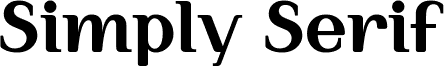 Simply Serif Book font | Fonts2u.com