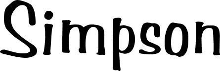 Simpson Normal carattere | Fonts2u.com