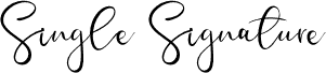 Single Signature Thin Tilted font | Fonts2u.com