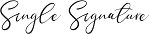 Single Signature Thin Tilted font | Fonts2u.com