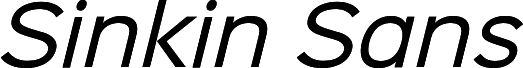 Sinkin Sans 400 Regular font | Fonts2u.com