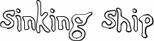 Sinking Ship font | Fonts2u.com