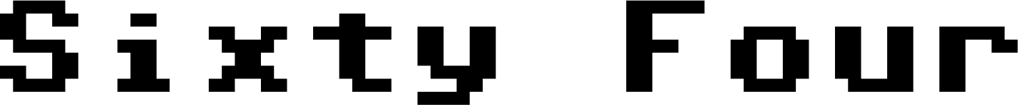 Sixty Four Regular fuente | Fonts2u.com