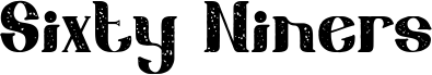 Sixty Niners font | Fonts2u.com