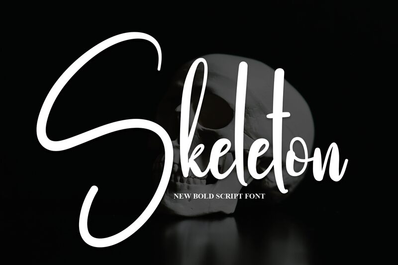 Skeleton font | Fonts2u.com