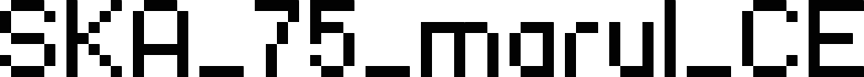 SKA_75_marul_CE_extended font | Fonts2u.com