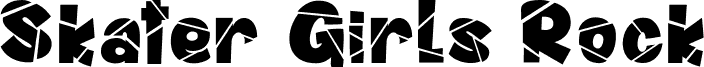Skater Girls Rock_PersonalUseOnly font