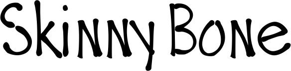 SkinnyBone font | Fonts2u.com