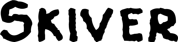 Skiver font | Fonts2u.com