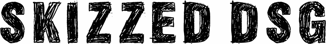 Skizzed DSG font
