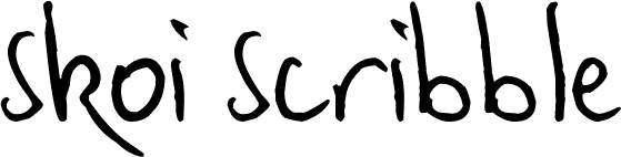 Skoi Scribble Regular font | Fonts2u.com
