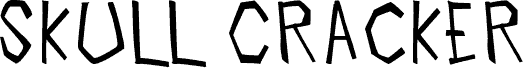 Skull Cracker Bold Italic font | Fonts2u.com