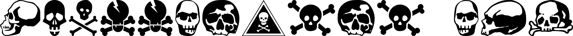 SkullBearer AOE font | Fonts2u.com