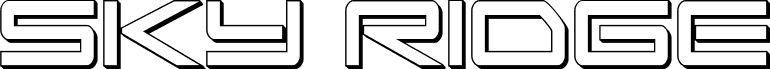 Sky Ridge Gradient Condensed font