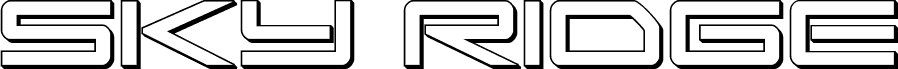 Sky Ridge font