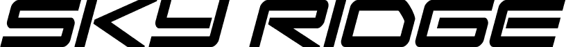 Sky Ridge font