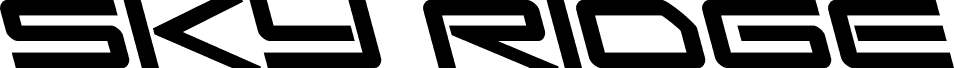 Sky Ridge font