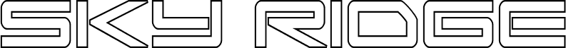 Sky Ridge font