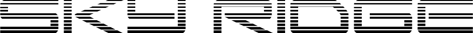 Sky Ridge font