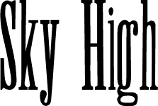SkyHigh-Regular font | Fonts2u.com