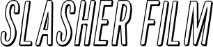Slasher Film Condensed Semi-It font
