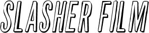 Slasher Film Condensed Semi-It font