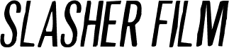 Slasher Film font | Fonts2u.com
