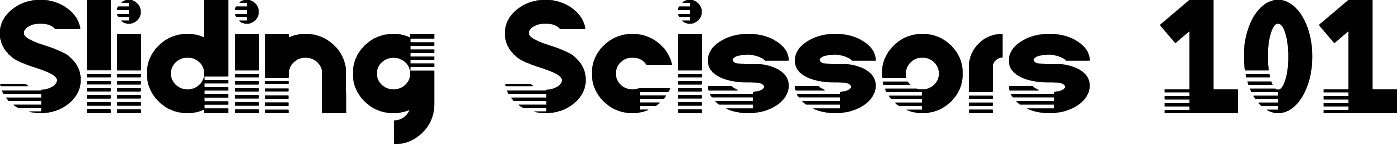 Sliding Scissors 101 font | Fonts2u.com