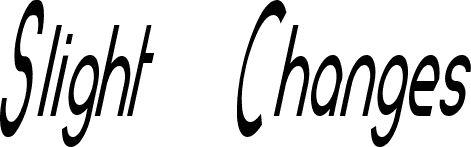Slight Changes font | Fonts2u.com