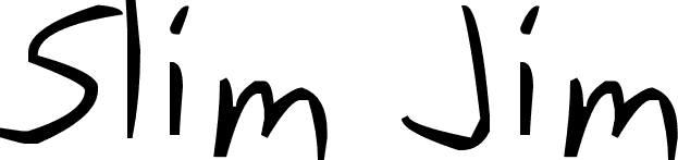 Slim Jim font | Fonts2u.com