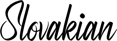 Slovakian Demo font | Fonts2u.com