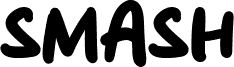 Smash Regular font | Fonts2u.com