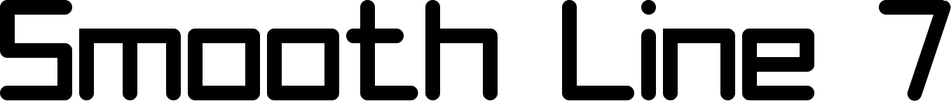 Smooth Line 7 font | Fonts2u.com