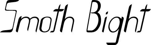 SmothBightItalic font | Fonts2u.com